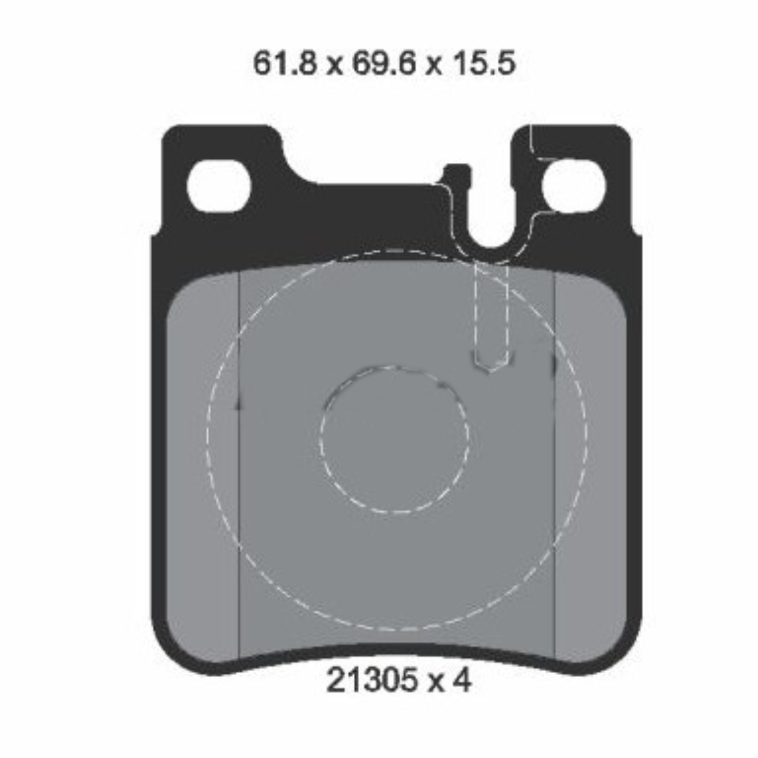 Pastilha Traseira Textar Mercedes C43 Amg W202 1997-2000 - Ben Imports